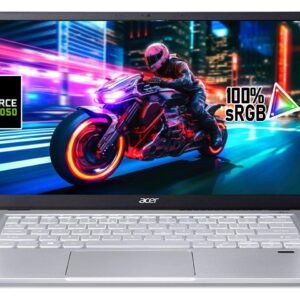 Acer Swift X 14" FHD 100% sRGB Slim Laptop, AMD Ryzen 5 5600U, NVIDIA GeForce RTX 3050, Backlit Keyboard, Wi-Fi 6, Windows 11 Home, w/HDMI (8GB LPDDR4X RAM | 2TB PCIe SSD)