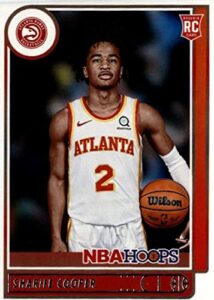 2021-22 nba hoops #249 sharife cooper rc rookie atlanta hawks official panini basketball card (stock photo shown, card is straight from pack and box in raw ungraded condition)