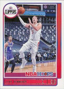 2021-22 nba hoops #116 luke kennard los angeles clippers official panini basketball card (stock photo shown, card is straight from pack and box in raw ungraded condition)