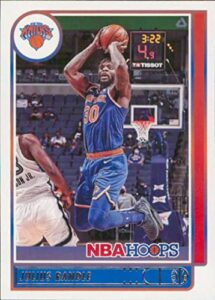 2021-22 nba hoops #127 julius randle new york knicks official panini basketball card (stock photo shown, card is straight from pack and box in raw ungraded condition)