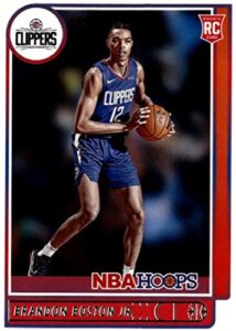 2021-22 nba hoops #233 brandon boston jr. rc rookie los angeles clippers official panini basketball card (stock photo shown, card is straight from pack and box in raw ungraded condition)