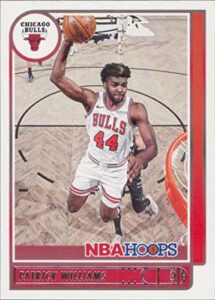 2021-22 nba hoops #45 patrick williams chicago bulls official panini basketball card (stock photo shown, card is straight from pack and box in raw ungraded condition)