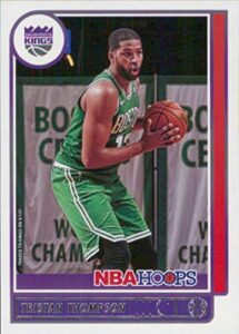 2021-22 nba hoops #49 tristan thompson sacramento kings official panini basketball card (stock photo shown, card is straight from pack and box in raw ungraded condition)