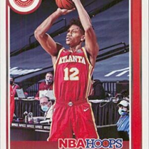 2021-22 NBA Hoops #188 De'Andre Hunter Atlanta Hawks Official Panini Basketball Card (Stock Photo Shown, card is straight from Pack and Box in Raw Ungraded Condition)