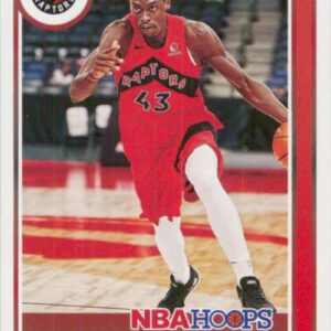 2021-22 NBA Hoops #79 Pascal Siakam Toronto Raptors Official Panini Basketball Card (Stock Photo Shown, card is straight from Pack and Box in Raw Ungraded Condition)