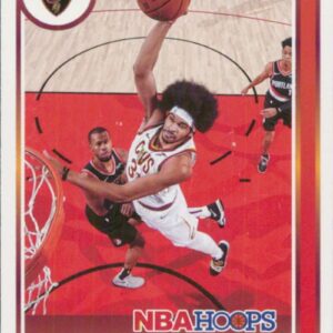 2021-22 NBA Hoops #115 Jarrett Allen Cleveland Cavaliers Official Panini Basketball Card (Stock Photo Shown, card is straight from Pack and Box in Raw Ungraded Condition)