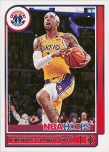 2021-22 nba hoops #176 kentavious caldwell-pope washington wizards official panini basketball card (stock photo shown, card is straight from pack and box in raw ungraded condition)