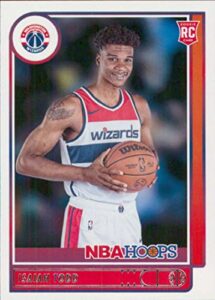 2021-22 nba hoops #241 isaiah todd rc rookie washington wizards official panini basketball card (stock photo shown, card is straight from pack and box in raw ungraded condition)