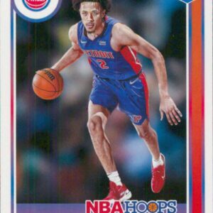 2021-22 NBA Hoops #201 Cade Cunningham RC Rookie Detroit Pistons Official Panini Basketball Card (Stock Photo Shown, card is straight from Pack and Box in Raw Ungraded Condition)