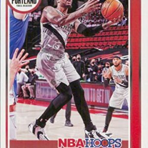 2021-22 NBA Hoops #61 Damian Lillard Portland Trail Blazers Official Panini Basketball Card (Stock Photo Shown, card is straight from Pack and Box in Raw Ungraded Condition)