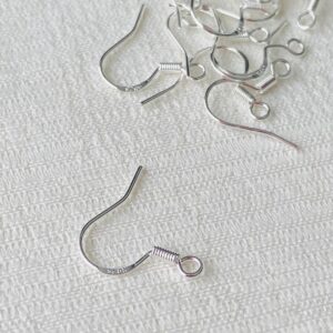 Earring Hooks, Fish Hooks, Ear Wires, French Hook Earrings, Earring Findings, 925 Sterling Ear Wires, Sterling Earring Hooks, Wholesale Ear Hooks Sterling Hooks, Jewelry Making Earring, Wire Hooks