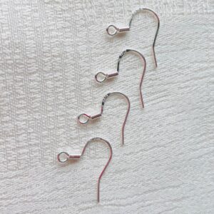 Earring Hooks, Fish Hooks, Ear Wires, French Hook Earrings, Earring Findings, 925 Sterling Ear Wires, Sterling Earring Hooks, Wholesale Ear Hooks Sterling Hooks, Jewelry Making Earring, Wire Hooks