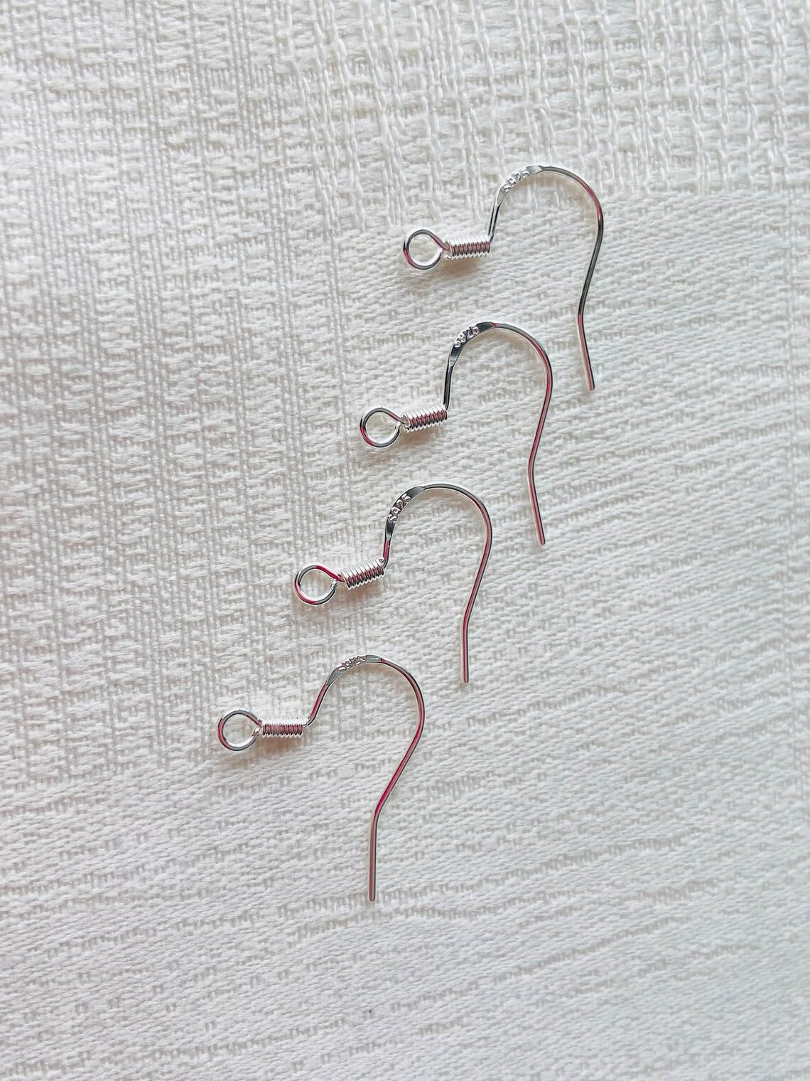 Earring Hooks, Fish Hooks, Ear Wires, French Hook Earrings, Earring Findings, 925 Sterling Ear Wires, Sterling Earring Hooks, Wholesale Ear Hooks Sterling Hooks, Jewelry Making Earring, Wire Hooks