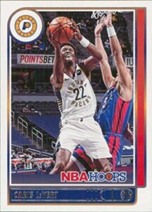 2021-22 nba hoops #163 caris levert indiana pacers official panini basketball card (stock photo shown, card is straight from pack and box in raw ungraded condition)