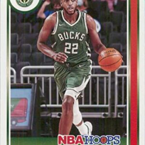 2021-22 NBA Hoops #83 Khris Middleton Milwaukee Bucks Official Panini Basketball Card (Stock Photo Shown, card is straight from Pack and Box in Raw Ungraded Condition)