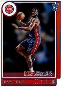 2021-22 nba hoops #208 isaiah livers rc rookie detroit pistons official panini basketball card (stock photo shown, card is straight from pack and box in raw ungraded condition)