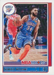 2021-22 nba hoops #53 kenrich williams oklahoma city thunder official panini basketball card (stock photo shown, card is straight from pack and box in raw ungraded condition)