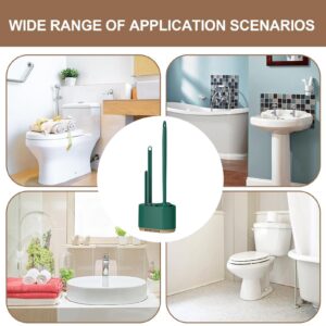 CCACHE Toilet Brush Holder Set, Toilet Bowl Cleaner Brush with a Wall Mount Bracket, Effortless Storage Toilet Brush Set, Efficient Cleaning Toilet Scrubber, Toilet Scrubber Set for Toilets