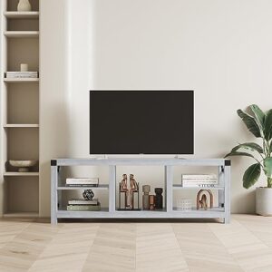 tidyard 61" media console sofa and couch end table for entryway, foyer, living room, bedroom furniture