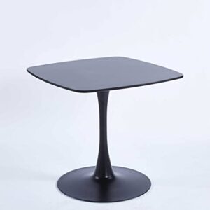 Tidyard Special Dining Table,MDF Dining Table, Kitchen Table,Black,exective Desk for Dining Room, Restaurant, Cafe, Bistro, Home Furniture