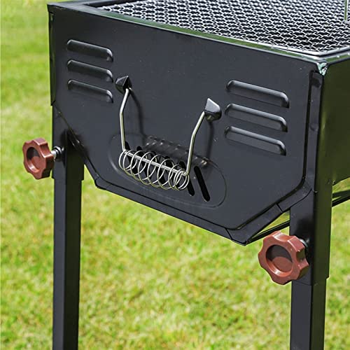 TAMYID Charcoal Grills, Thickened BBQ Grill Camping Wood Charcoal High Temperature Stainless Steel Barbecue Net Home Family Outdoor Portable BBQ Tools