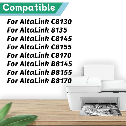 C8130 Drum Unit, Replacement 013R00681 Drum Unit, Compatible for Xerox AltaLink C8130 8135 C8145 C8155 C8170 B8145 B8155 B8170 Printer 1 Yellow