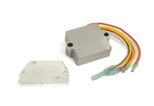 the rop shop | voltage regulator w/spacer for mercury marine 25hp outboard 0p017000-0p153499