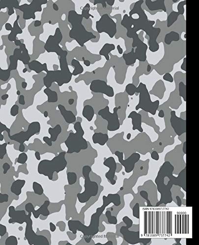 Composition Notebook Hype Beast: Gray Camo Swaggy Blank Lined Wide Ruled Paper Notebook | Cool Workbook for Teens Kids Students Boys for School Home College for Writing Notes