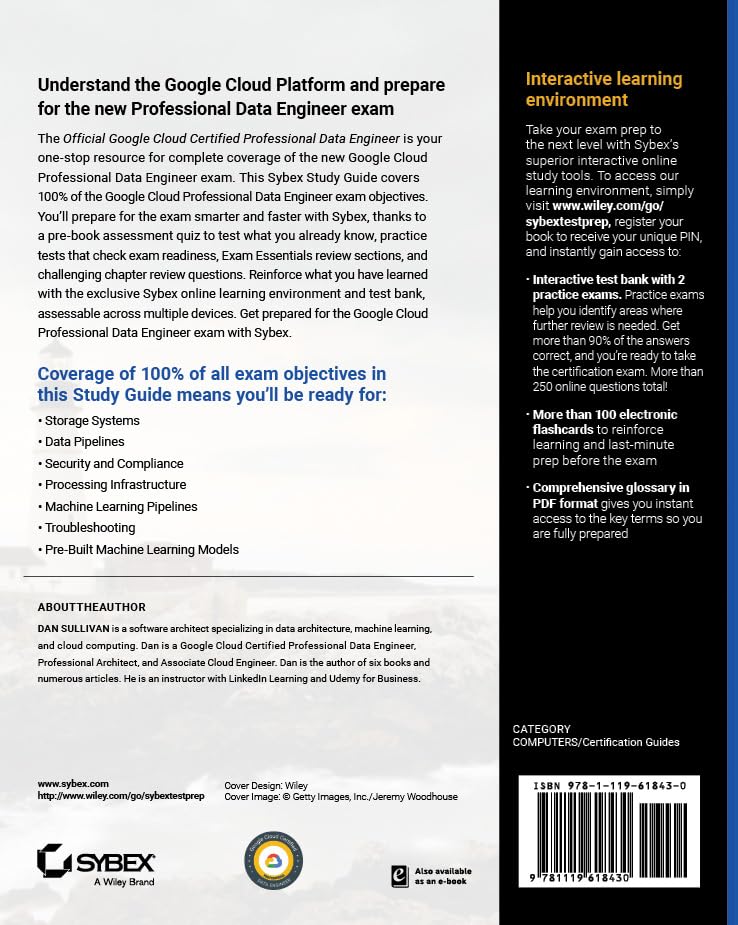 Official Google Cloud Certified Professional Data Engineer Study Guide