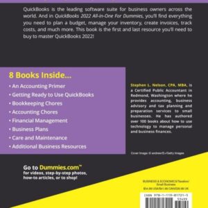 QuickBooks 2022 All-in-One For Dummies (For Dummies (Computer/Tech))