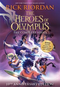 heroes of olympus paperback boxed set, the-10th anniversary edition (the heroes of olympus)