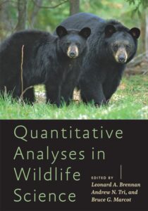 quantitative analyses in wildlife science (wildlife management and conservation)