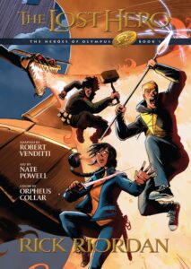 heroes of olympus, book one: lost hero: the graphic novel, the-heroes of olympus, book one