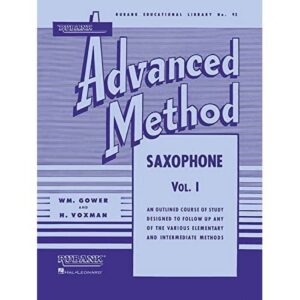 rubank advanced method - saxophone vol. 1 (rubank educational library, 93)