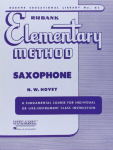 rubank elementary method - saxophone (rubank educational library)