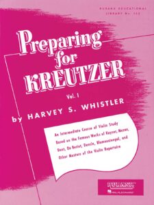 preparing for kreutzer: volume 1 (rubank eductional library no. 152)