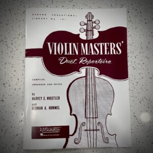 violin masters' duet repertoire: violin duet collection - unaccompanied (rubank educational library)