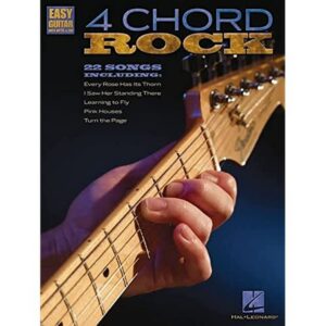 4 chord rock: easy guitar with notes & tab