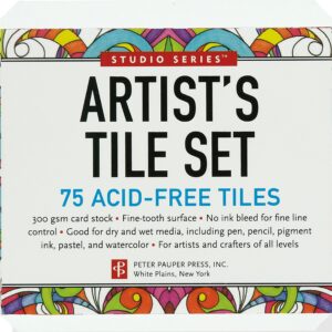 Studio Series Artist's Tiles: White (75 pack)