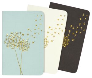 dandelion wishes jotter notebooks (set of 3)