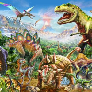 PETER PAUPER PRESS Dinosaur World 1000 Piece Jigsaw Puzzle