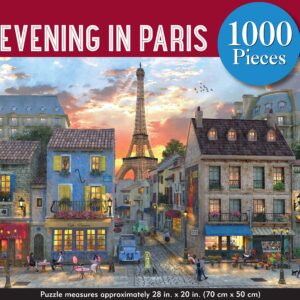 PETER PAUPER PRESS Evening in Paris 1000 Piece Jigsaw Puzzle