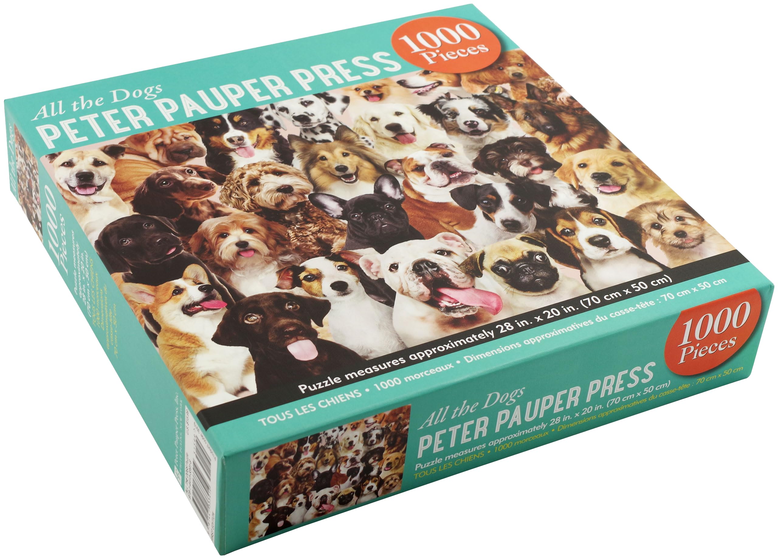 PETER PAUPER PRESS All The Dogs 1000 Piece Jigsaw Puzzle