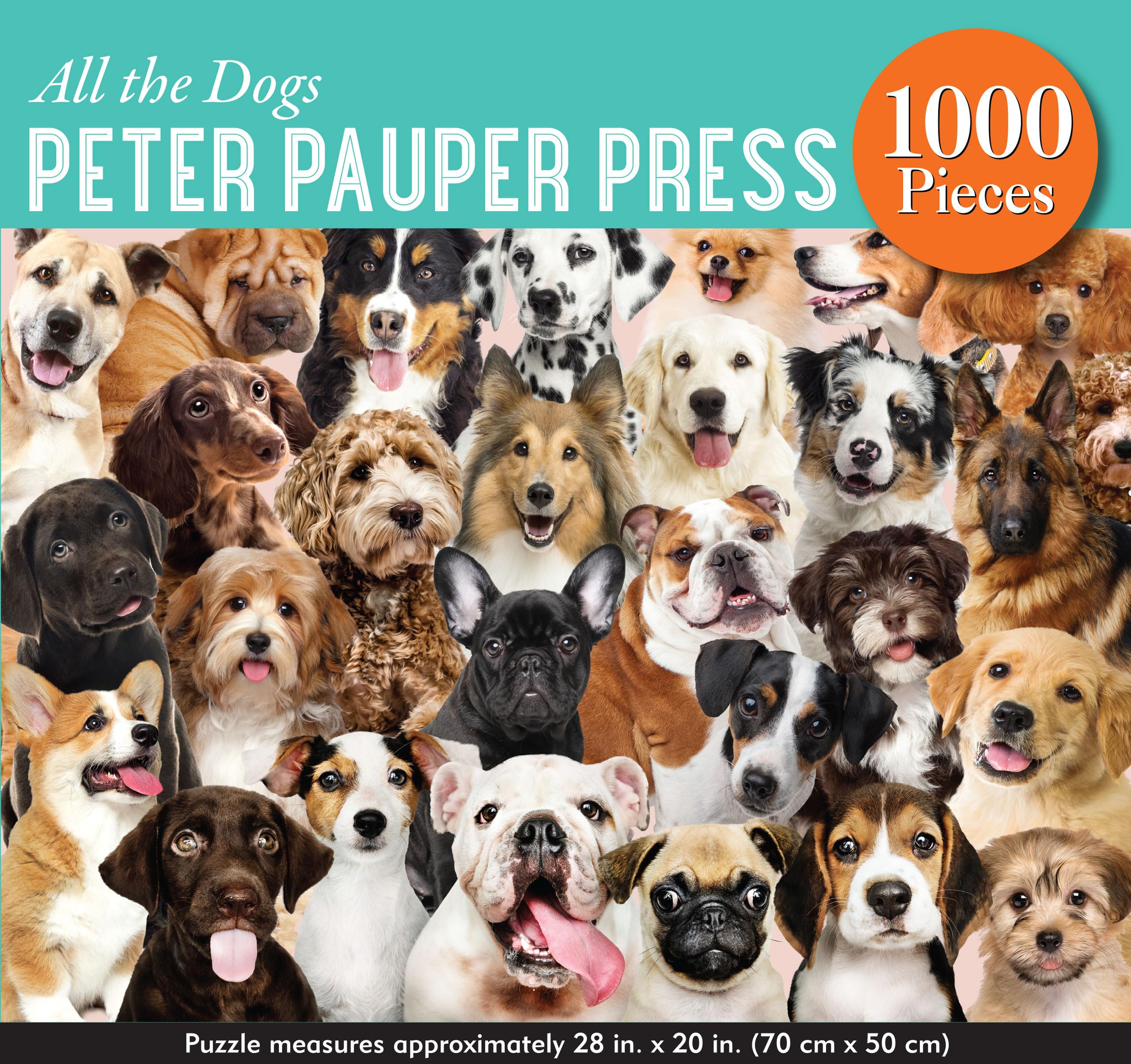 PETER PAUPER PRESS All The Dogs 1000 Piece Jigsaw Puzzle