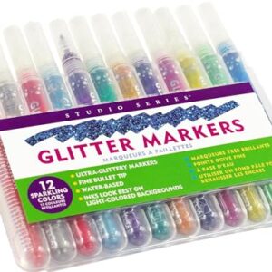 Studio Series Glitter Marker Set (12-piece set)