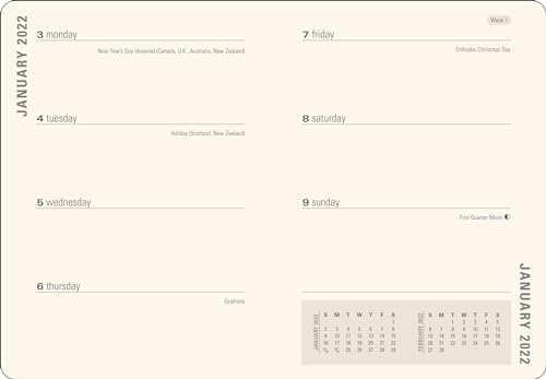 2022 Tropical Paradise Weekly Planner (16-Month Engagement Calendar)