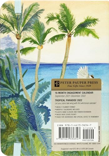 2022 Tropical Paradise Weekly Planner (16-Month Engagement Calendar)