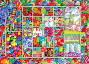 peter pauper press candy party 1000 piece jigsaw puzzle