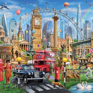 PETER PAUPER PRESS London 500 Piece Jigsaw Puzzle