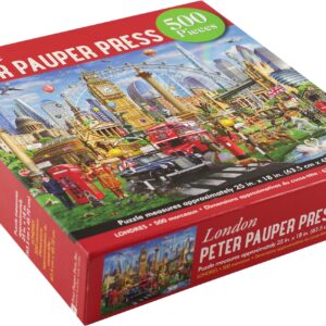 PETER PAUPER PRESS London 500 Piece Jigsaw Puzzle